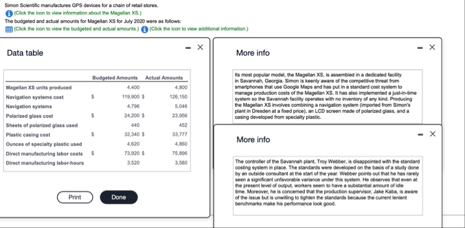 Solved Show all work and calculations. Simon Scientific | Chegg.com