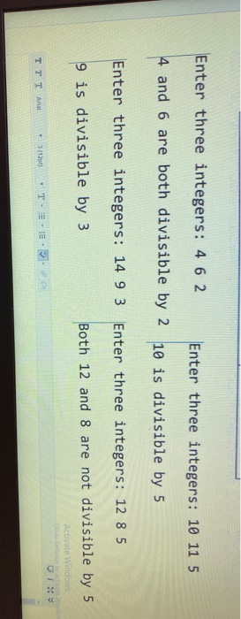 Solved Write a program that prompt the user to enter 3 | Chegg.com