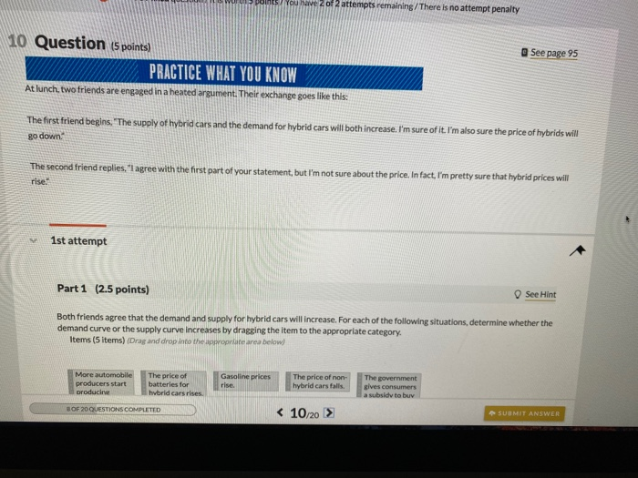 Solved 2 of 2 attempts remaining/There is no attempt penalty | Chegg.com