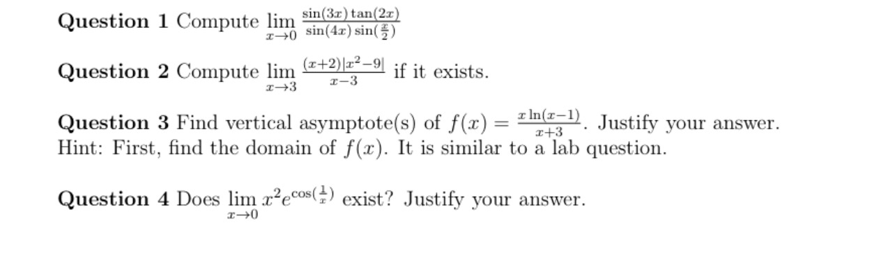 Solved Question 1 ﻿Compute | Chegg.com