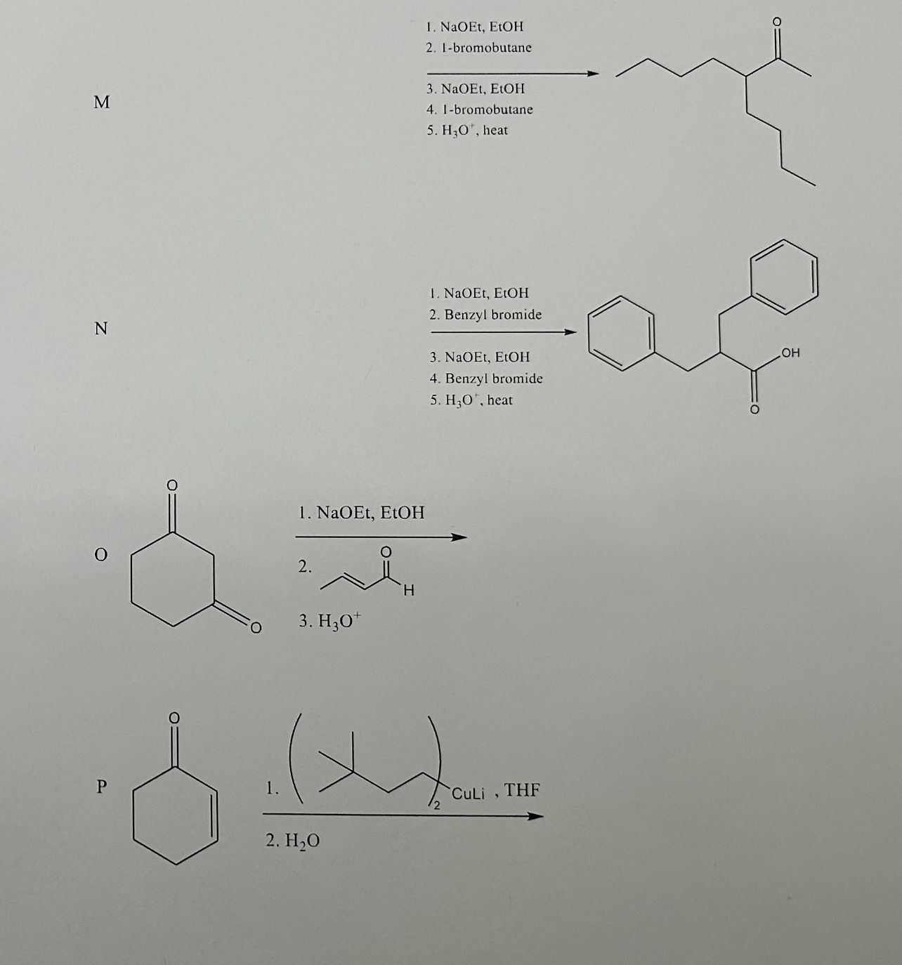 Solved For each reaction below, provide the missing | Chegg.com