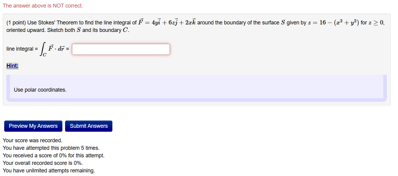 Solved The answer above is NOT correct.(1 ﻿point) ﻿Use | Chegg.com