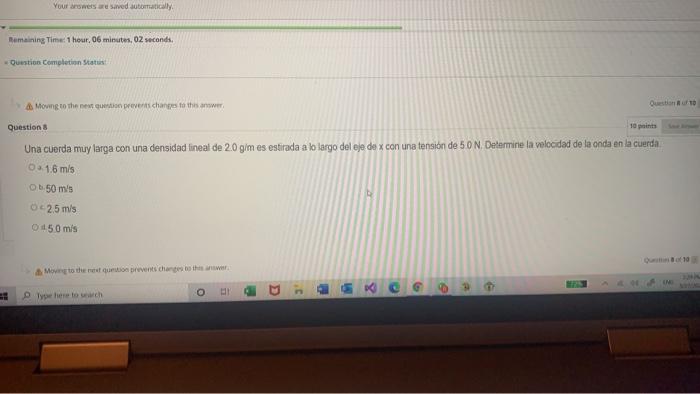 Solved A very long string with a linear density of 2.0 g / m | Chegg.com