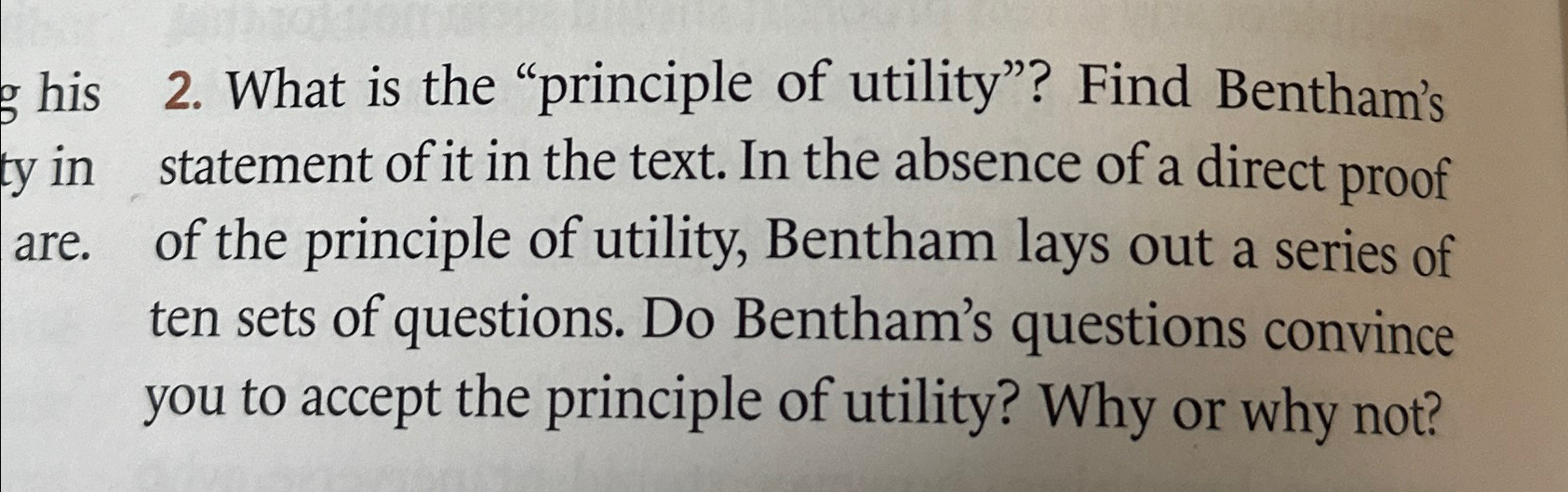 Solved gis 2. ﻿What is the "principle of utility"? Find | Chegg.com