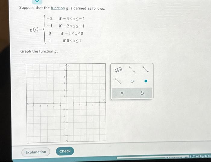 Solved Suppose that the function g is defined as follows. | Chegg.com