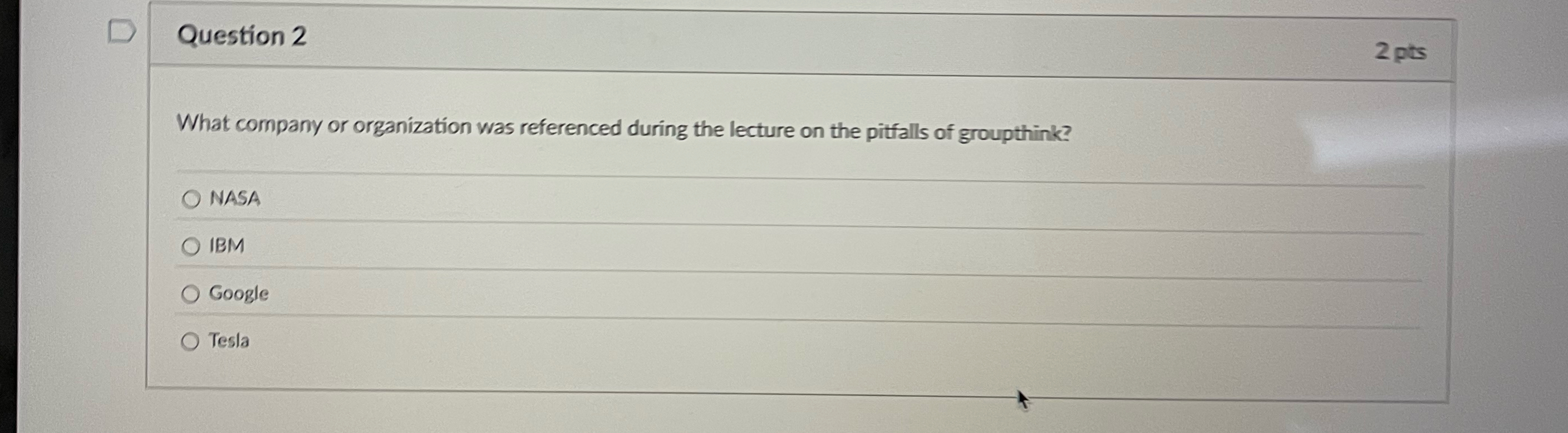 Solved Question 2What company or organization was referenced | Chegg.com