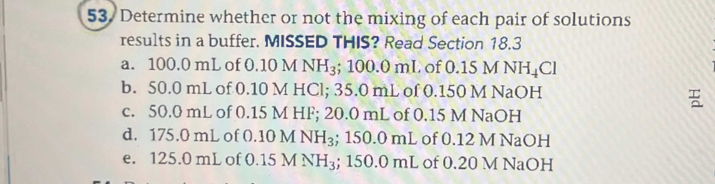 Solved Determine whether or not the mixing of each pair of | Chegg.com