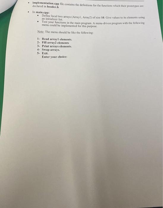 Solved Required Tasks: Write a Ctt program that has three | Chegg.com