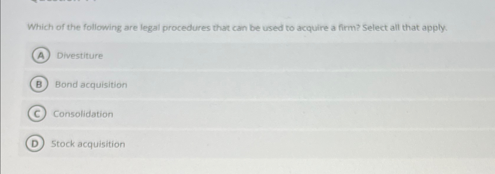 Solved Which of the following are legal procedures that can | Chegg.com