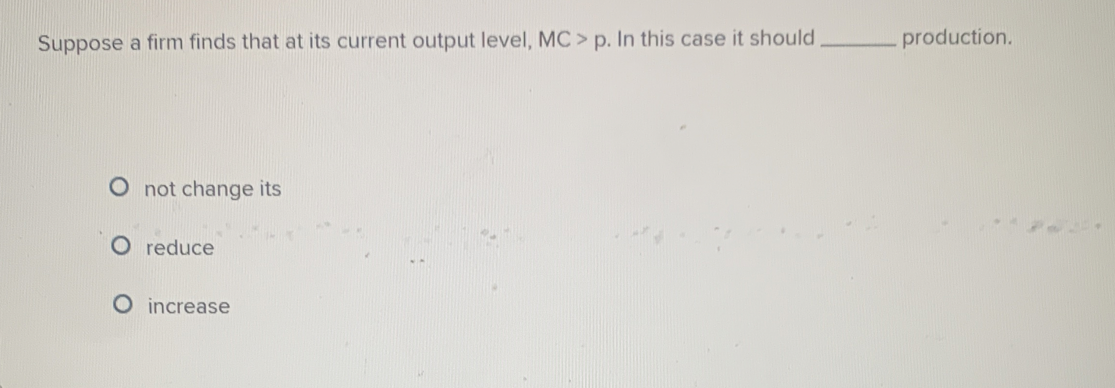 Solved Suppose a firm finds that at its current output | Chegg.com