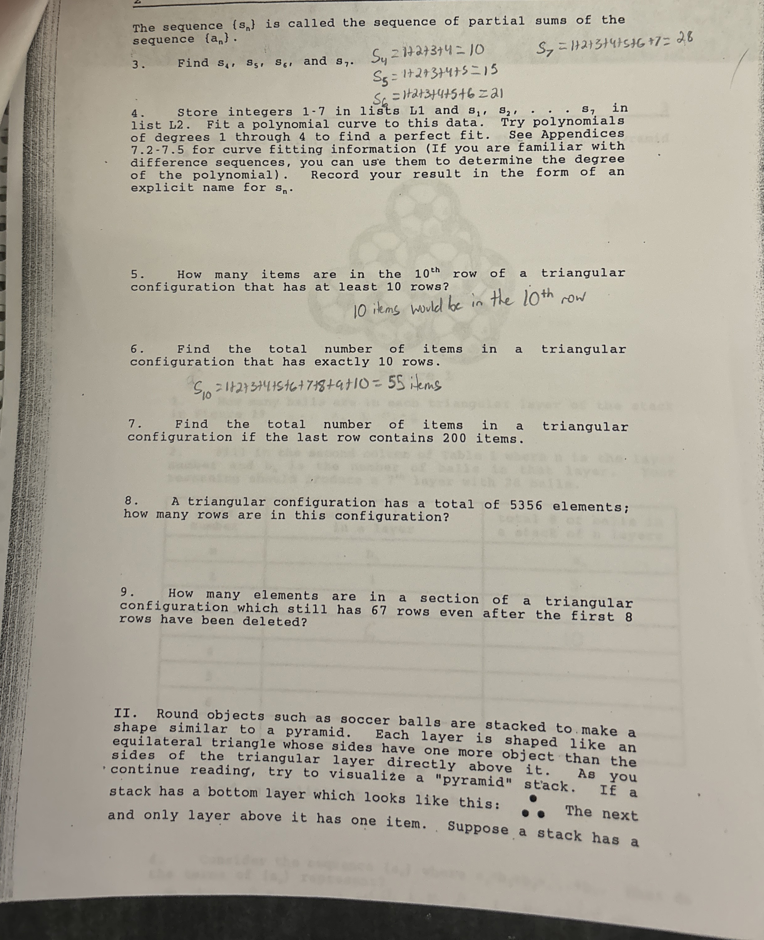 The sequence {sn} ﻿is called the sequence of partial | Chegg.com