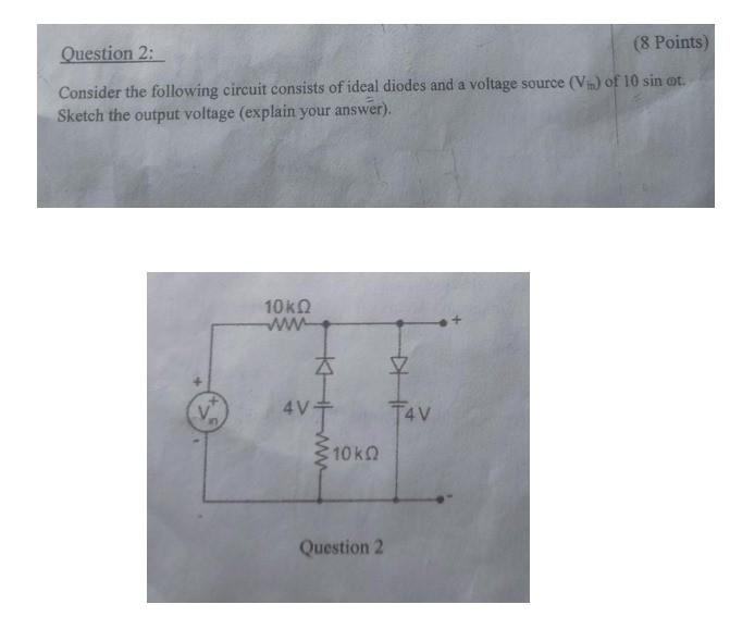 Solved Consider the following circuit consists of ideal | Chegg.com