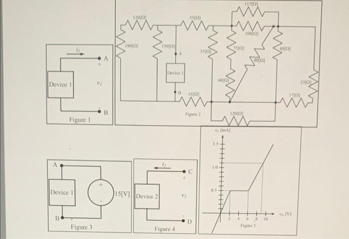Solved a) Device 1 , as shown in Figure 1 , can be modeled | Chegg.com