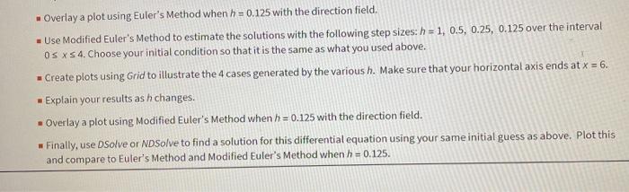 Solved Use Mathematica to complete the following problems. | Chegg.com
