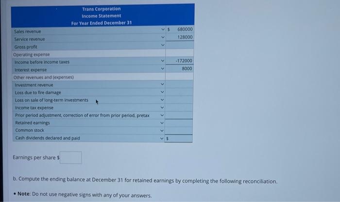 Solved Preparing a Multiple-Step Income Statement with | Chegg.com