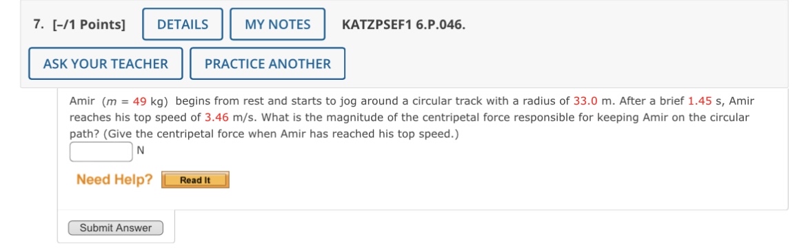 Solved Amir ( m=49kg ) ﻿begins from rest and starts to jog | Chegg.com