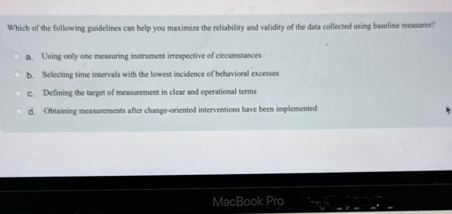 Solved Which of the following guidelines can help you | Chegg.com