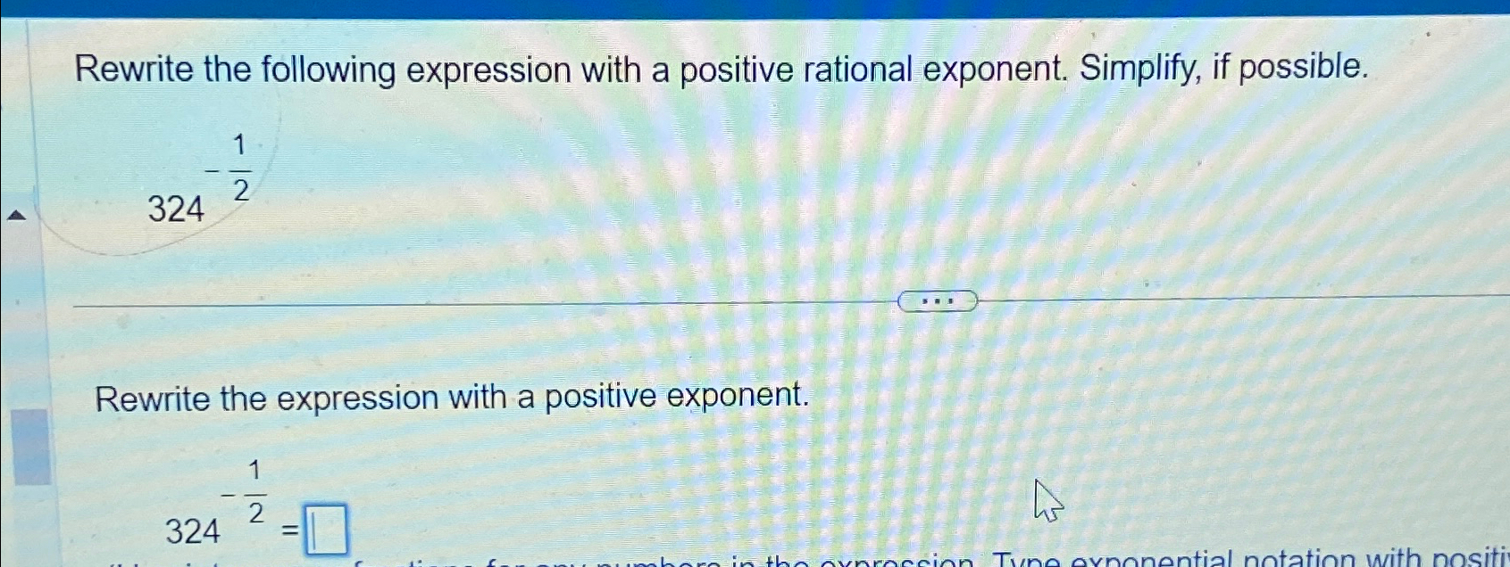 Solved Rewrite the following expression with a positive | Chegg.com