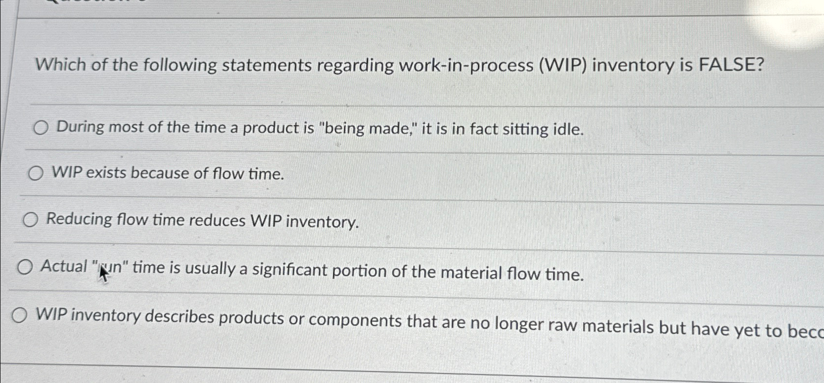 Solved Which of the following statements regarding | Chegg.com