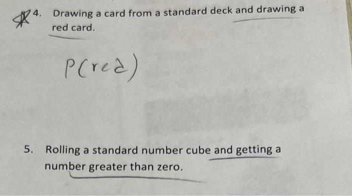Solved 24. Drawing a card from a standard deck and drawing a | Chegg.com