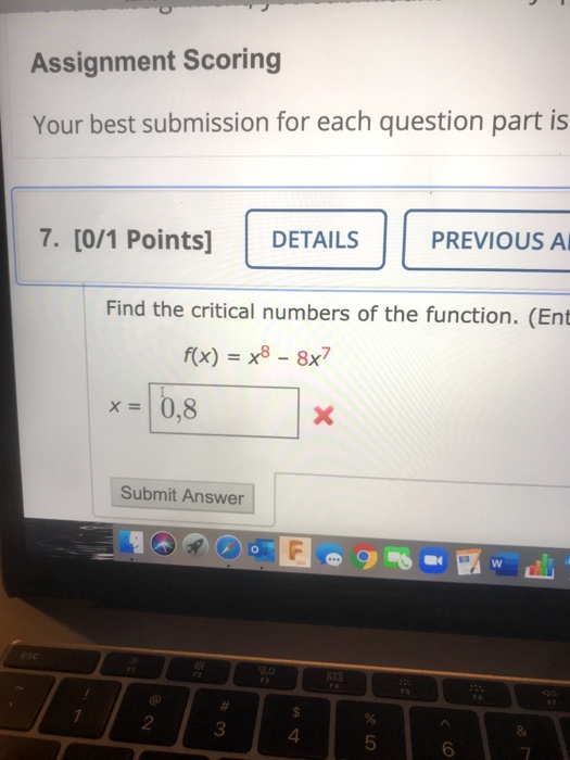Solved Assignment Scoring Your best submission for each | Chegg.com