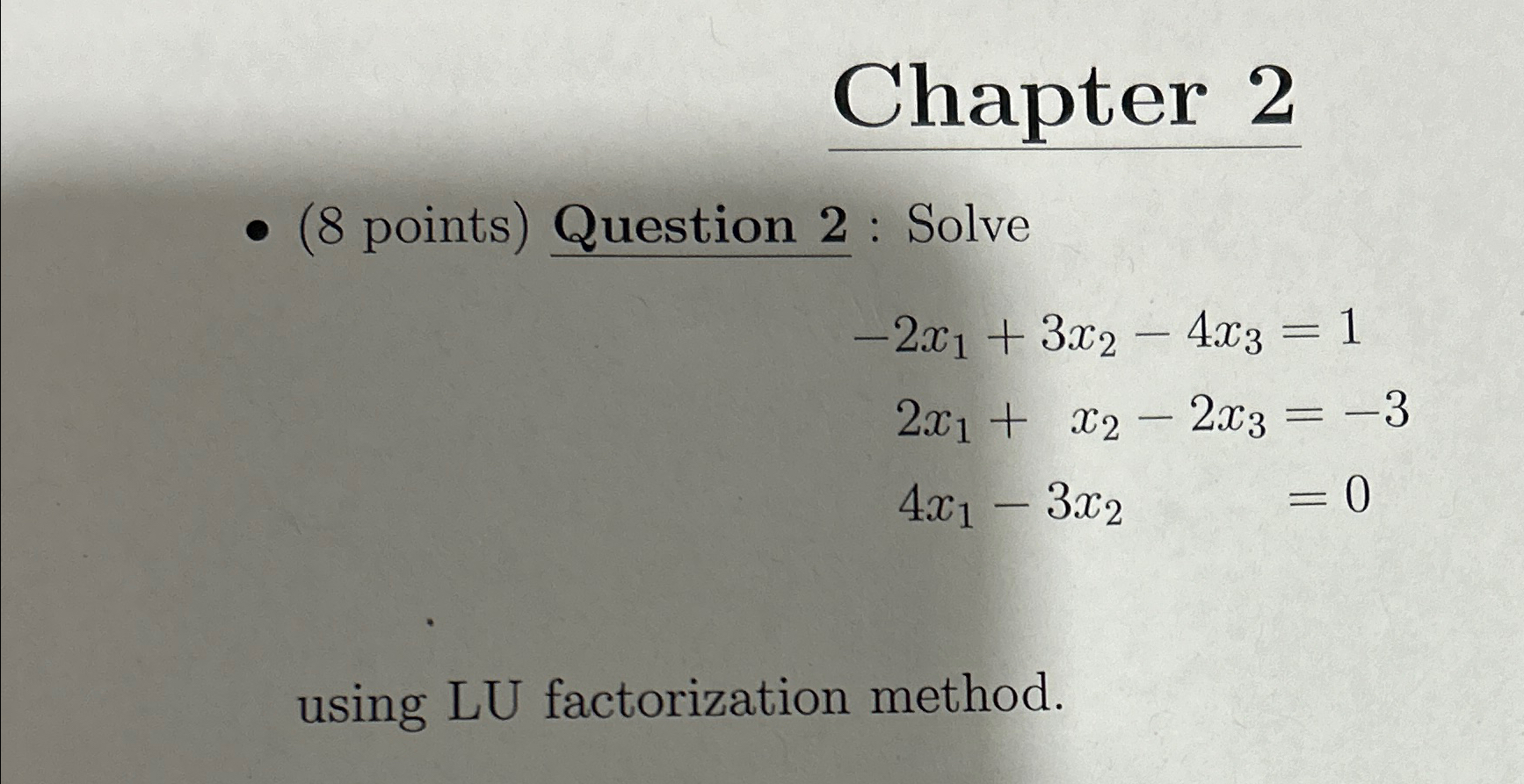 Solved Chapter 2(8 points) Question 2 : | Chegg.com Solved Chapter 2(8 points) Question 2 : | Chegg.com