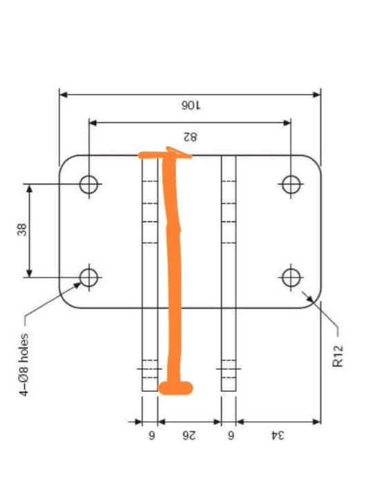 how to find the missing dim. to draw it on | Chegg.com