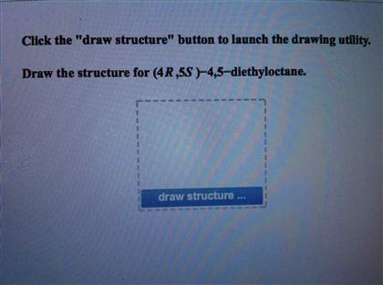 Solved Click the "draw structure" button to launch the | Chegg.com