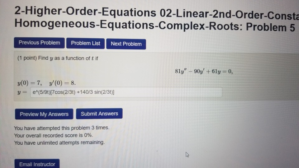 Solved 2-Higher-Order-Equations 02-Linear-2nd-Order-Consta | Chegg.com