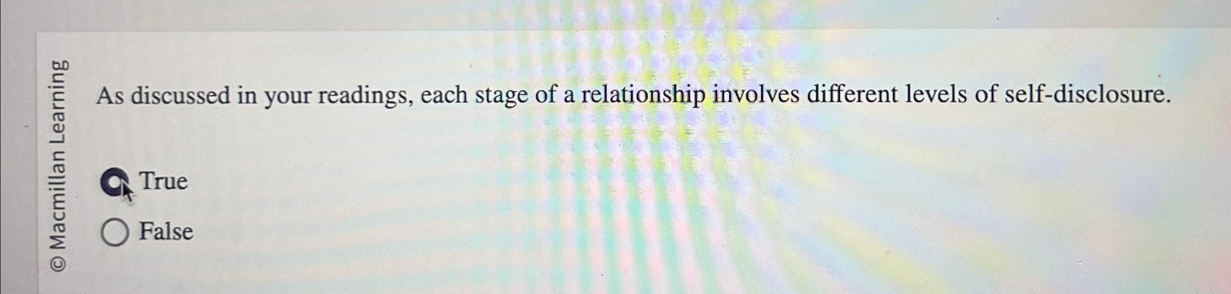 Solved As discussed in your readings, each stage of a | Chegg.com