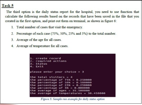 Pleas I want solution in c language And use Ubuntu | Chegg.com