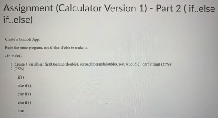 Solved Assignment (Calculator Version 1)- Part 1 (switch) AC | Chegg.com