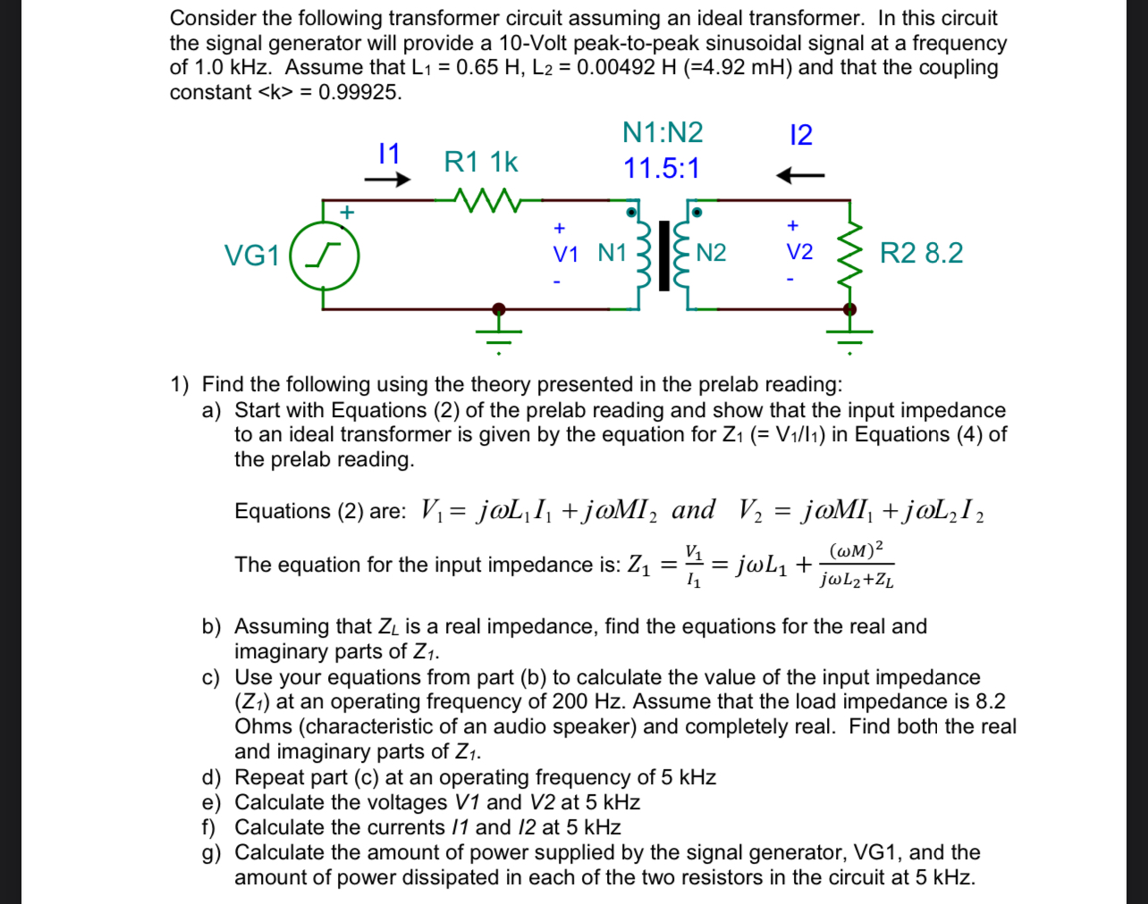 Solved Consider the following transformer circuit assuming | Chegg.com Solved Consider the following transformer circuit assuming | Chegg.com