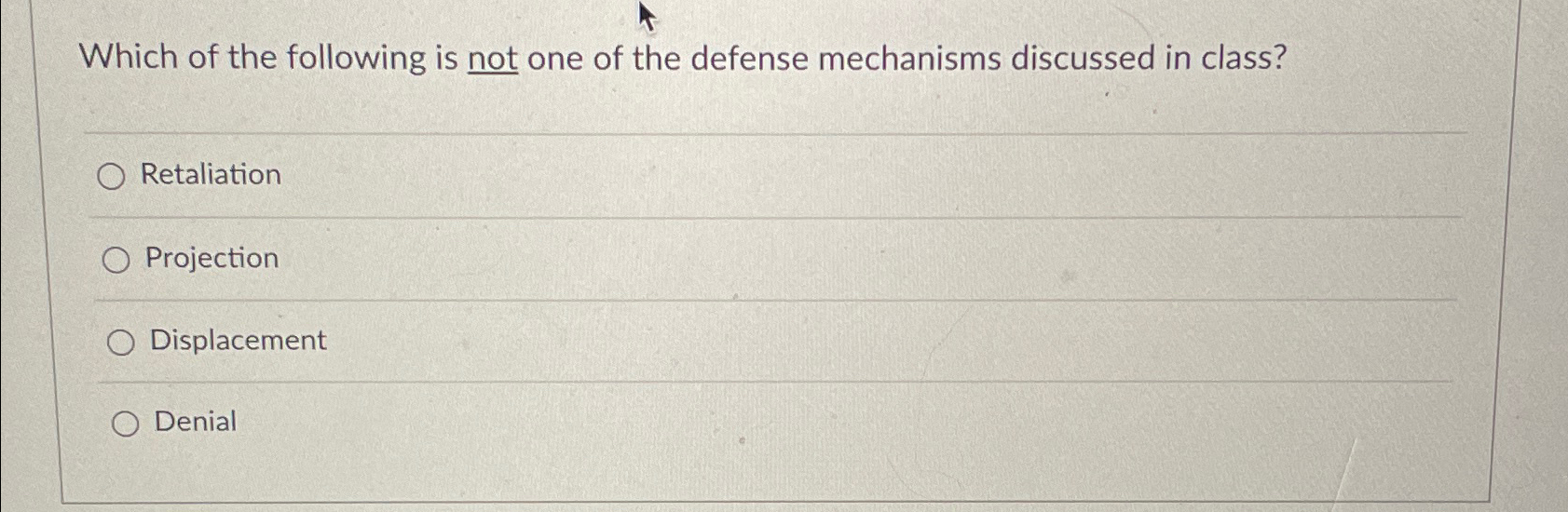 Solved Which of the following is not one of the defense | Chegg.com
