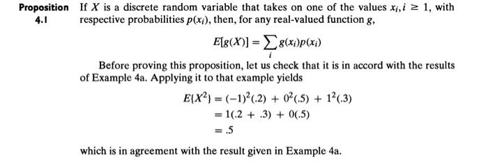 Solved If X is a discrete random variable that takes on one | Chegg.com