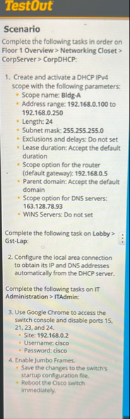 Solved restOutScenarioComplete the following tasks in order | Chegg.com