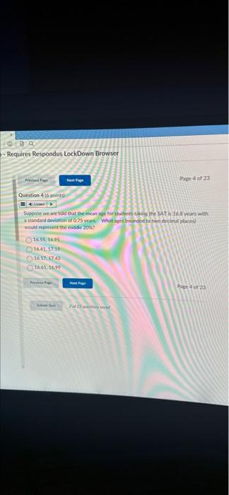 Solved www Requires Respondus LockDown Browser Previous Page | Chegg.com