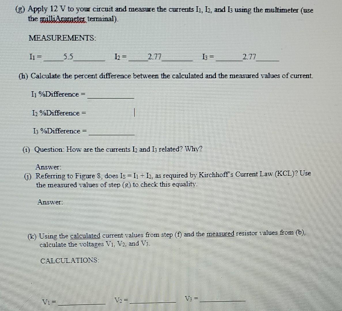 Solved (1) If 12 V were to be applied to the circuit, as | Chegg.com