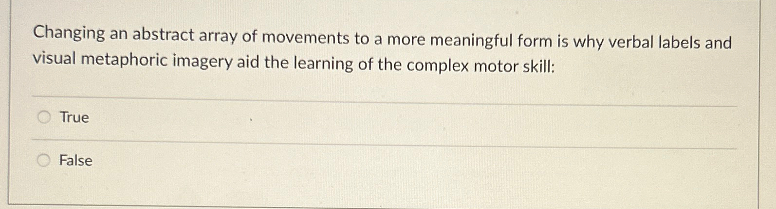 Solved Changing an abstract array of movements to a more | Chegg.com