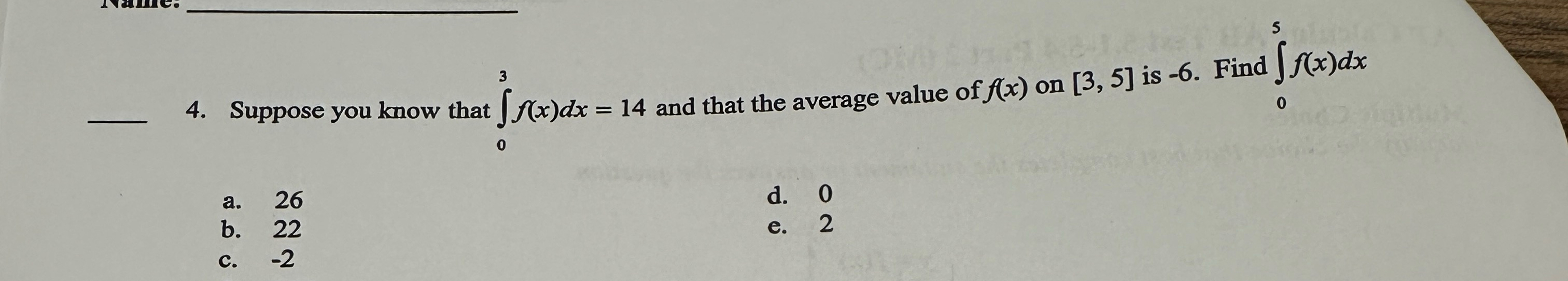Solved Suppose you know that ∫03f(x)dx=14 ﻿and that the | Chegg.com