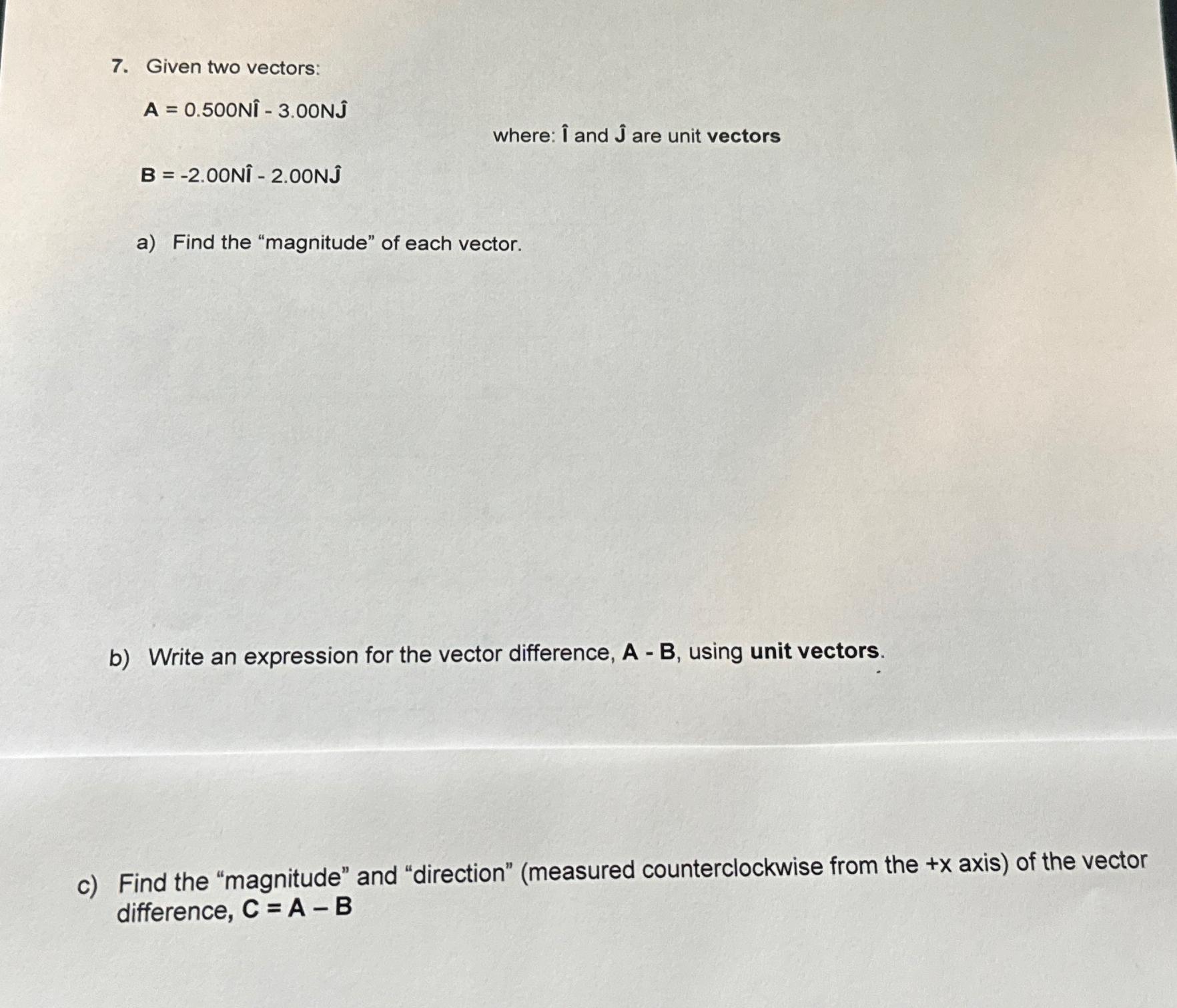 Solved Given two | Chegg.com