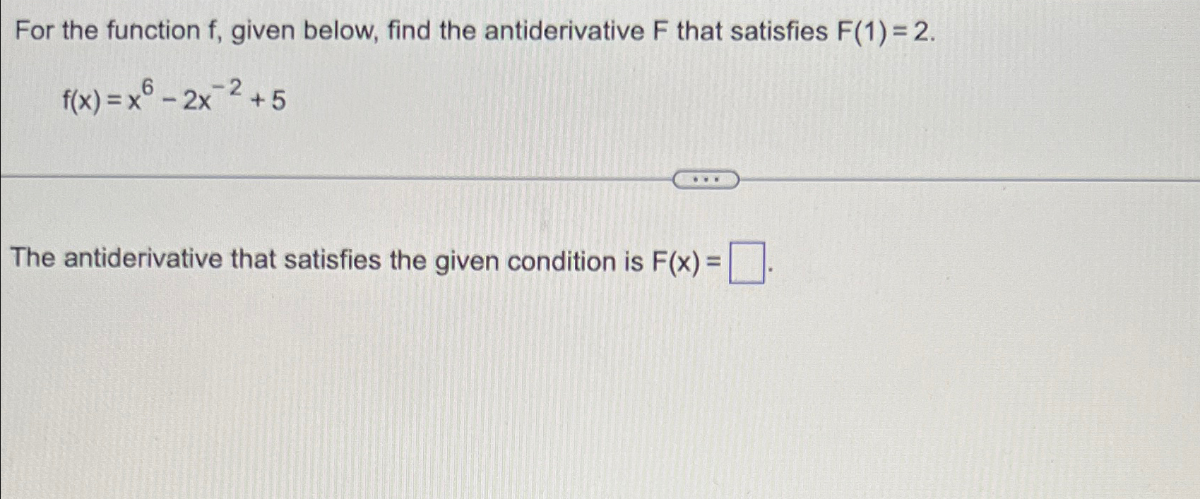 Solved For the function f, ﻿given below, find the | Chegg.com