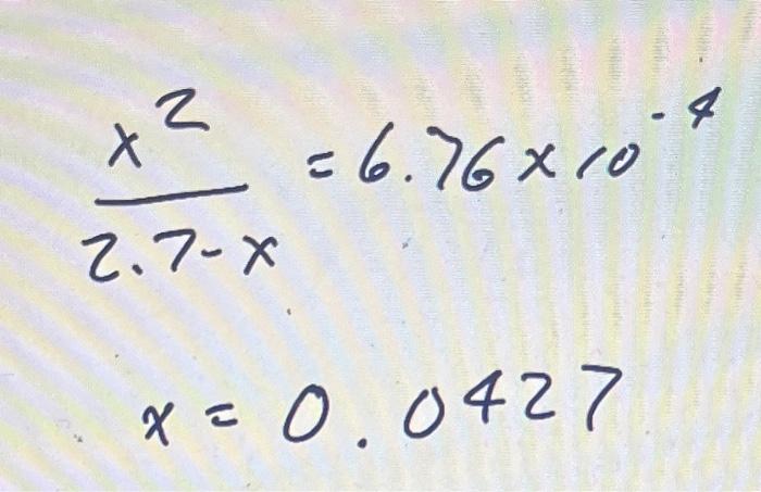Solved can you please do the math needed to get x? i dont | Chegg.com