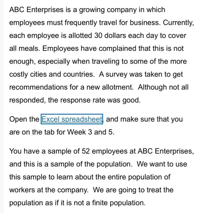 ABC Enterprises is a growing company in which | Chegg.com