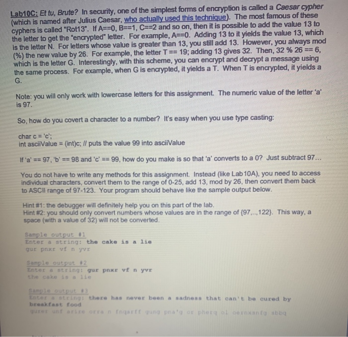 Solved Lab10A: A land with no vowels. If you enjoy leaming | Chegg.com