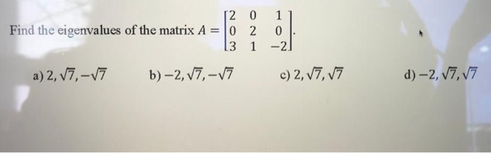 Solved Let V be the vector space of 2x2 symmetric matrices, | Chegg.com