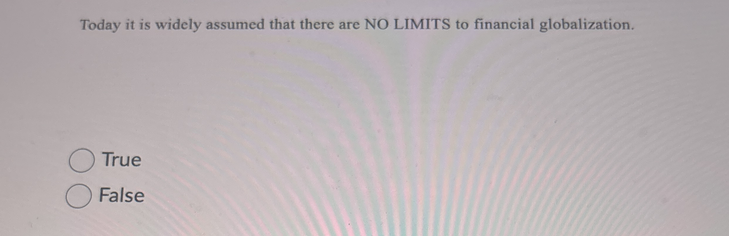 Solved Today it is widely assumed that there are NO LIMITS | Chegg.com
