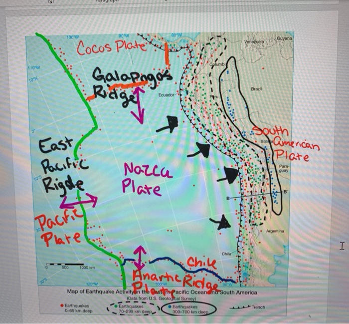Solved Activity 1.7: WADATI-BENIOFF ZONE AND CONVERGENT | Chegg.com