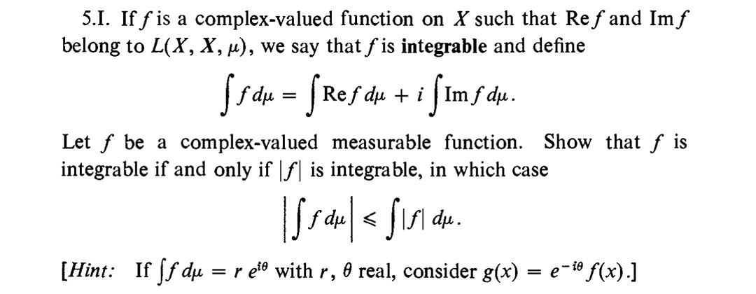 Solved 5.I. If f is a complex-valued function on X such that | Chegg.com