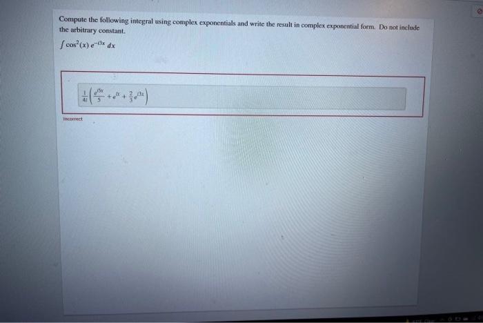 Solved Evaluate the following integral using complex | Chegg.com